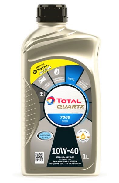 TOTAL QUARTZ 7000 Diesel 10W-40 1L | Optimal.bg