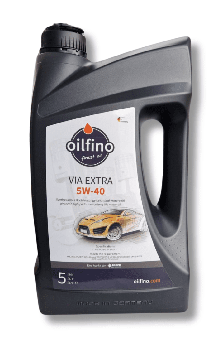 Oilfino Via Extra 5W40 5L | Optimal.bg
